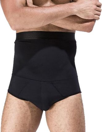 Generic QYGKDYD Herren-Shorts zur Bauchkontrolle hohe Taille, schlankmachender Body Shaper - elastische Po-Lifter-Shapewear-Slips, Unterwäsche