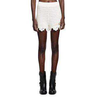 Chlo&eacute; Crochet Knit Mini Shorts