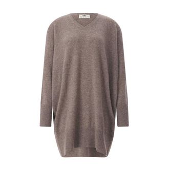 Sminfinity Femme, Pulls, Brun, Taille: 40/42 FR V-neck Tricots