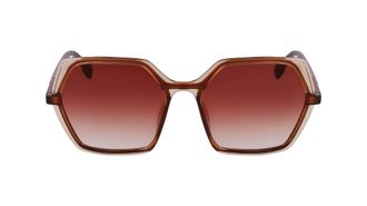Karl Lagerfeld Damen Kl6083s Sonnenbrille, Braun/Hellbraun, Einheitsgr&ouml;&szlig;e