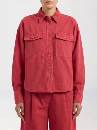 Brunello Cucinelli Chemise Femme couleur Rouge