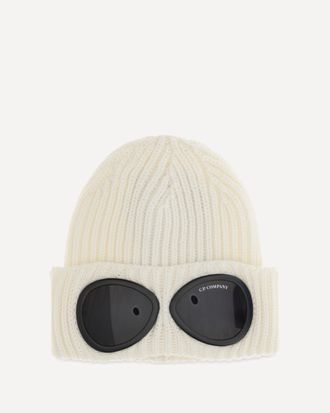 C.P. Company C. P. COMPANY Goggle Beanie Hat in extrafine merino wool Male UNI
