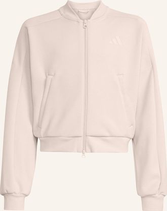 adidas Future Icons 3-Streifen Trainingsjacke, Durchgehender Reissverschluss pink