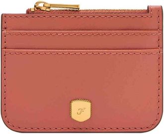 Fossil Lennox Leder oder Polyester Geldb&ouml;rse f&uuml;r Damen Rubinrot 10.16 cm L x 0.38 cm W x 7.62 cm H