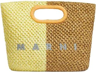Marni Femme, Sacs, Jaune, Taille: ONE Size Seaside Clutch