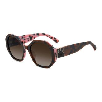 Kate Spade New York Braun Rosa Havana Sonnenbrille - - Accessories - Damen - Braun - 54 MM