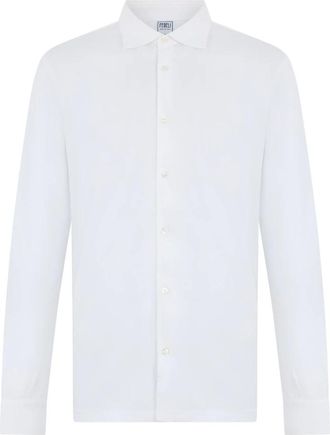 Fedeli Homme, Chemises, Blanc, Taille: 3XL Blouses & Chemises