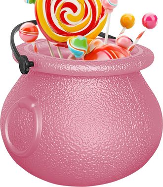 Generic Süßigkeitenkessel - Süßigkeiteneimer mit Griff, Partyzubehör, tragbar, Innendekoration, für Erwachsene, Mädchen, Kleinkinder und