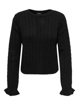 Only ONLTIA LS Cable O-Neck BF KNT