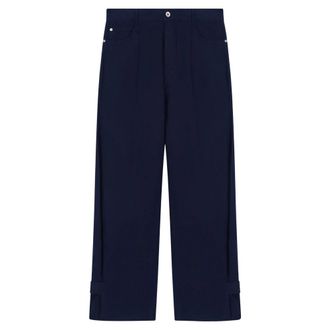 Emporio Armani Wide Hosen - - Trousers - Damen - Blau - W26