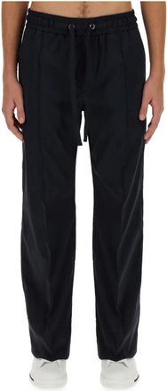 Dolce & Gabbana Homme, Pantalons, Bleu, Taille: M Straight Pantalons