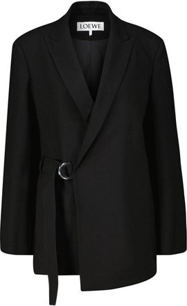 Loewe Damen Blazer mit G&uuml;rtel