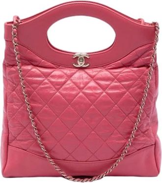 Chanel Pre-owned Vintage Sac Bandouli&egrave;re Matelass&eacute; - Femme - Pre-owned - Rose - Taille: ONE Size
