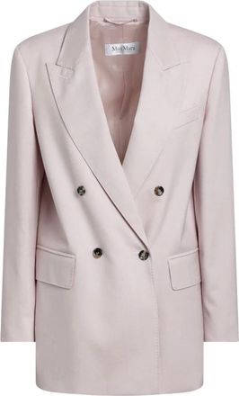 Max Mara Femme, Vestes, Rose, Taille: 36 FR Mxmombrosa Jacket