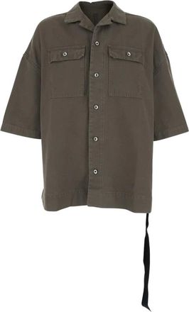 Rick Owens Homme, Chemises, Gris, Taille: M Camicia Magnum Tommy