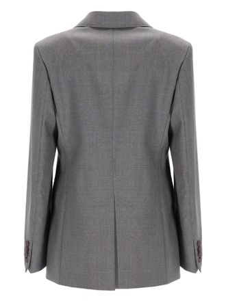 Max Mara Virgin Wool Blazer - Gray