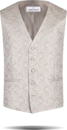 Wilvorst Festliche Weste mit floralem Muster in