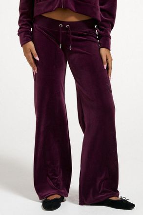 Juicy Couture Sweathose OLD GOTHIC OG STRAIGHT TRACKPANT Damen Trainingshose Damen, Sweathose, Velour, Jogginghose mit Glitzer, Sale