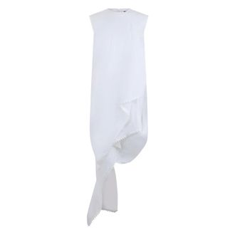 Jacquemus Femme, Robes, Blanc, Taille: 40 FR Bolversin Long Dress