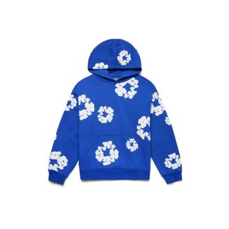 Denim Tears Electric Blue Hoodie - - Sweatshirts & Hoodies - Herren - Blau - L