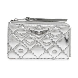 Zadig&Voltaire Leather Card Holder - - Accessories - Damen - Grau - ONE SIZE