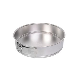 Dr. Oetker Springform Ø26 cm Classic, Backform mit Flachboden, runde Kuchenform aus Weißblech, besonders für Gasöfen geeignet, Menge: 1 Stück