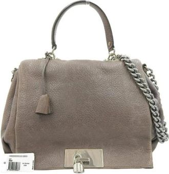 Celine Sac &agrave; main vintage doccasion - Femme - Pre-owned - Gris - Taille: ONE Size