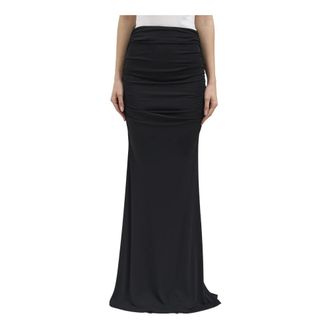 Elisabetta Franchi Gonna lunga in viscosa - - Skirts - Damen - Schwarzk - XS