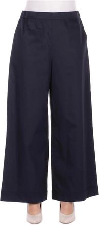 Max Mara Femme, Pantalons, Bleu, Taille: 40 FR Wide Pantalons