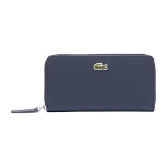 Lacoste Femme, Accessoires, Bleu, Taille: ONE Size Grand portefeuille zipp&eacute; L.12.12 Concept