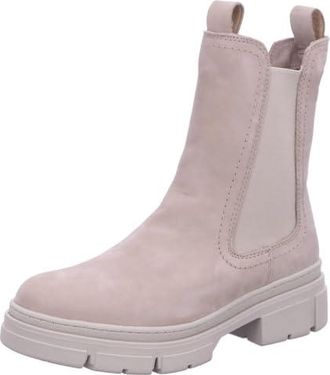 Tamaris Femme Bottines, Dame Bottines Chelsea,TOUCHit,Demi-Bottes,Bottines,Bottes de Glisse,Haute,Taupe Nubuc,39 EU