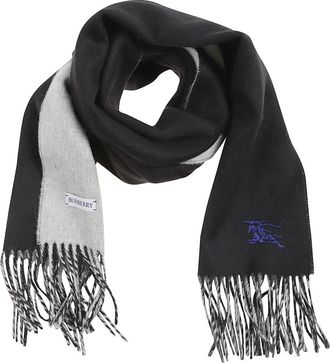 Burberry Femme, Accessoires, Noir, Taille: ONE Size &Eacute;charpe R&eacute;versible en Cachemire