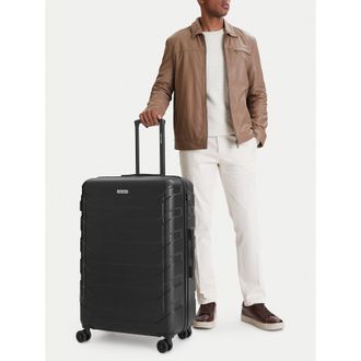 Gino Rossi Gro&szlig;er Koffer GINO ROSSI CEO-GIN-L-001-05-BLACK-2 Schwarz