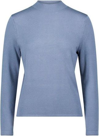 Zero Strickpullover Damen mit hohem Kragen (1-tlg) Plain/ohne Details