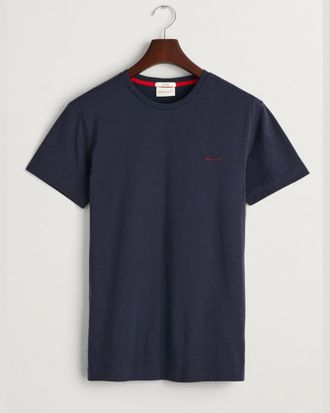 GANT Baumwoll-T-Shirt mit Logostickerei in