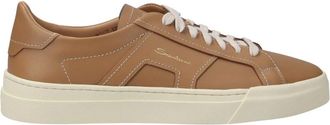 Santoni Homme, Chaussures, Brun, Taille: 42 1/2 EU Baskets