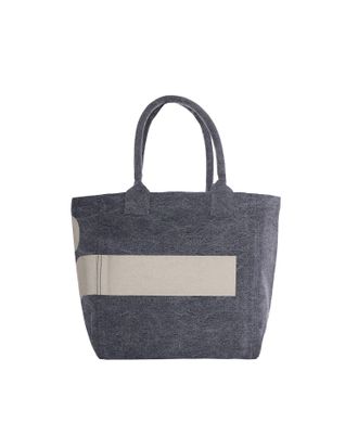 Isabel Marant Womens Tote Bag Yenky Faded Black Cotton Handbags Hand