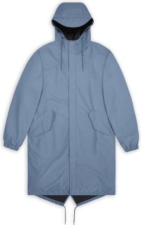 Rains Coupe-vent imperm&eacute;able long &agrave; capuche - Taille L