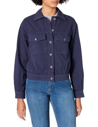 Benetton Damen 2duk536s5 Jacke, Blau 016, XS