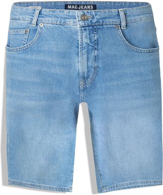 Mac Jeans Herren Short Comfort Fit Stretch Denim, Rick 0984.H223 Summer Blue