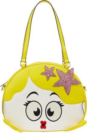 Mymo Handtasche Handtasche Frauen wei&szlig; gelb