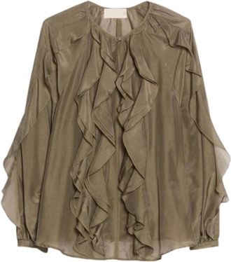 iBlues Vela Bluse - - Blouses & Shirts - Damen - Gr&uuml;n - S