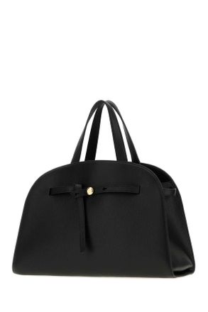 Tory Burch Romy Bauletto Top Handle Bag - Black