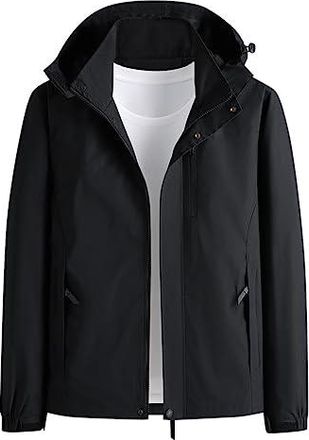 Generic Veste Chauffante Homme,Veste Pour Hommes &Agrave; La Mode Et D&eacute;contract&eacute;e Avec Des Chapeaux Vestes De Printemps Et DAutomne Mode V&ecirc;tements Surdimensionn&eacute;s Po