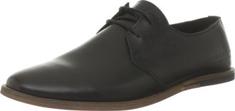 Jack & Jones JJ Drake Shoe Leather 12065530, Herren Schnürhalbschuhe, Schwarz (LEATHER BLACK), EU 41