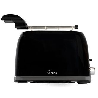 Ardes ARTOAST03 TOSTO PRESTIGE Grille-Pain 2 Tranches Inserts Inox 3 Fonctions de Cuisson et Minuterie 7 Modes de Grillage avec Pinces Inox Récupérateur de 