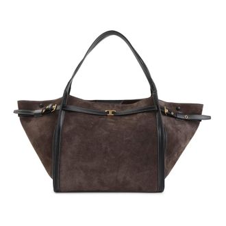 Tod's Sac cabas Tim Medium - Femme - Sacs - Noir - Taille: ONE Size