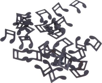 Garneck Schwarz Musiknoten Konfetti Partydeko Tischstreuung F&uuml;r Hochzeit Geburtstag Babyshower Musikalisches Design Wiederverwendbar Romantische Atmosph&auml;re Pa