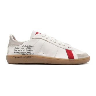 Patrizia Pepe Femme, Chaussures, Blanc, Taille: 40 EU Baskets Blanches Doux Nappa D&eacute;tails en daim