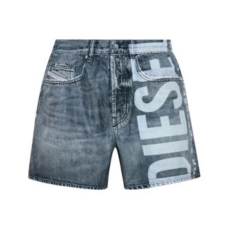 Diesel Homme, Shorts, Bleu, Taille: L Short de Bain en Denim &agrave; S&eacute;chage Rapide